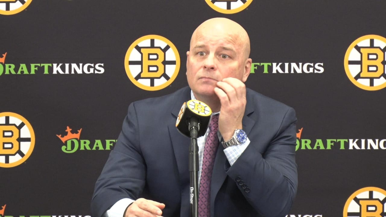 Press Room: Jim Montgomery | Boston Bruins
