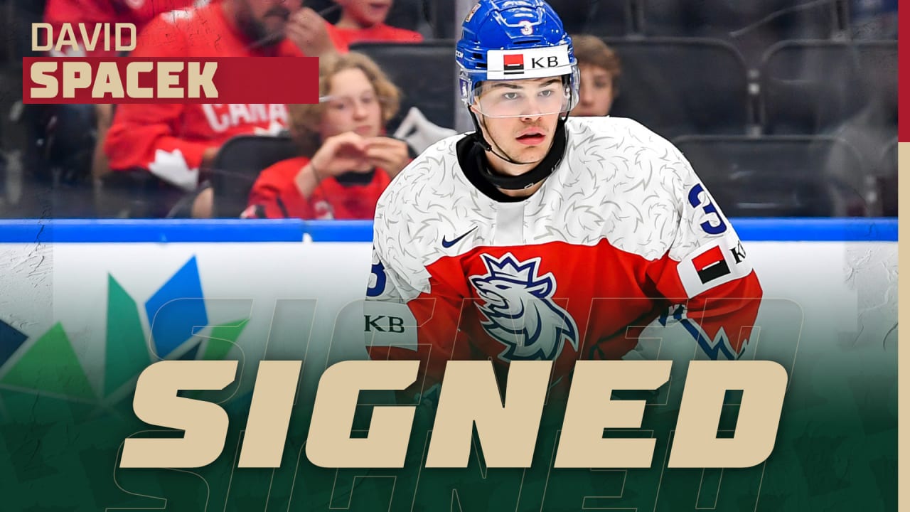 Minnesota Wild Signs David Spacek to a Three-Year, Entry-Level Contract ...