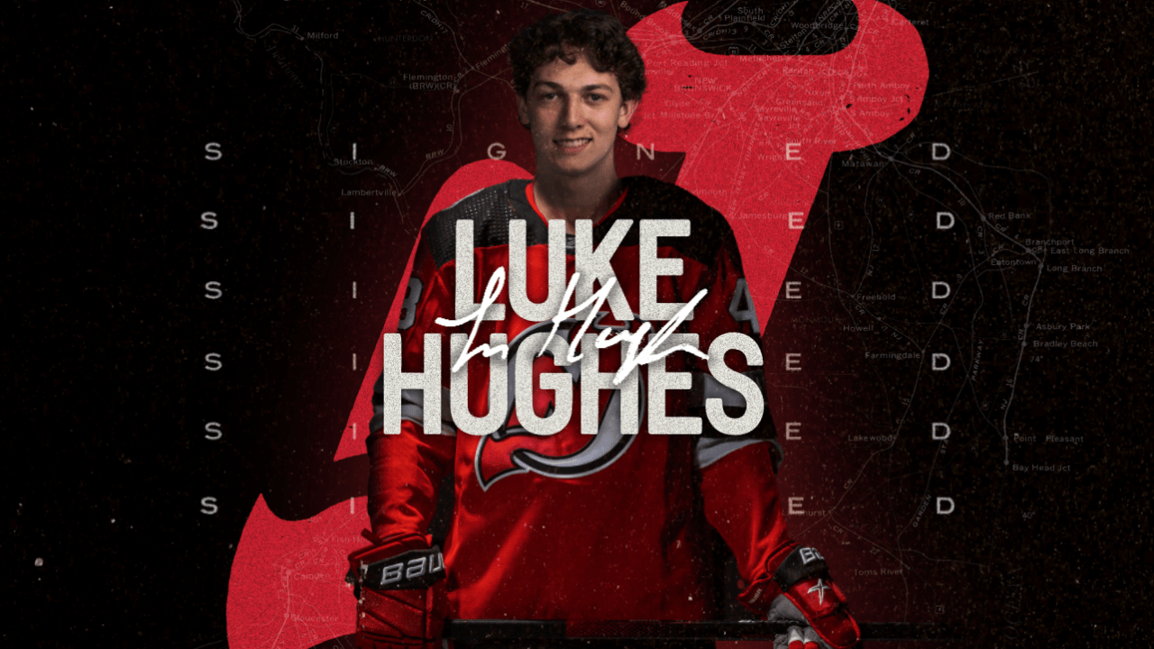 Devils Sign Luke Hughes | RELEASE | New Jersey Devils
