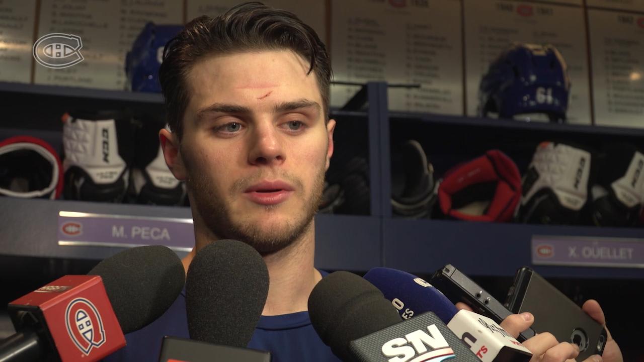 Avant-match c.TBL : Matthew Peca | Canadiens de Montréal