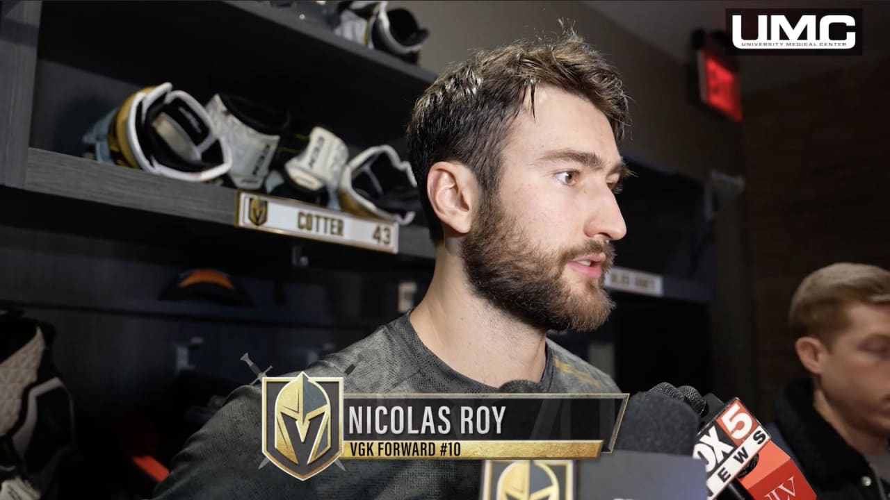 Nicolas Roy Postgame 3/7 | Vegas Golden Knights