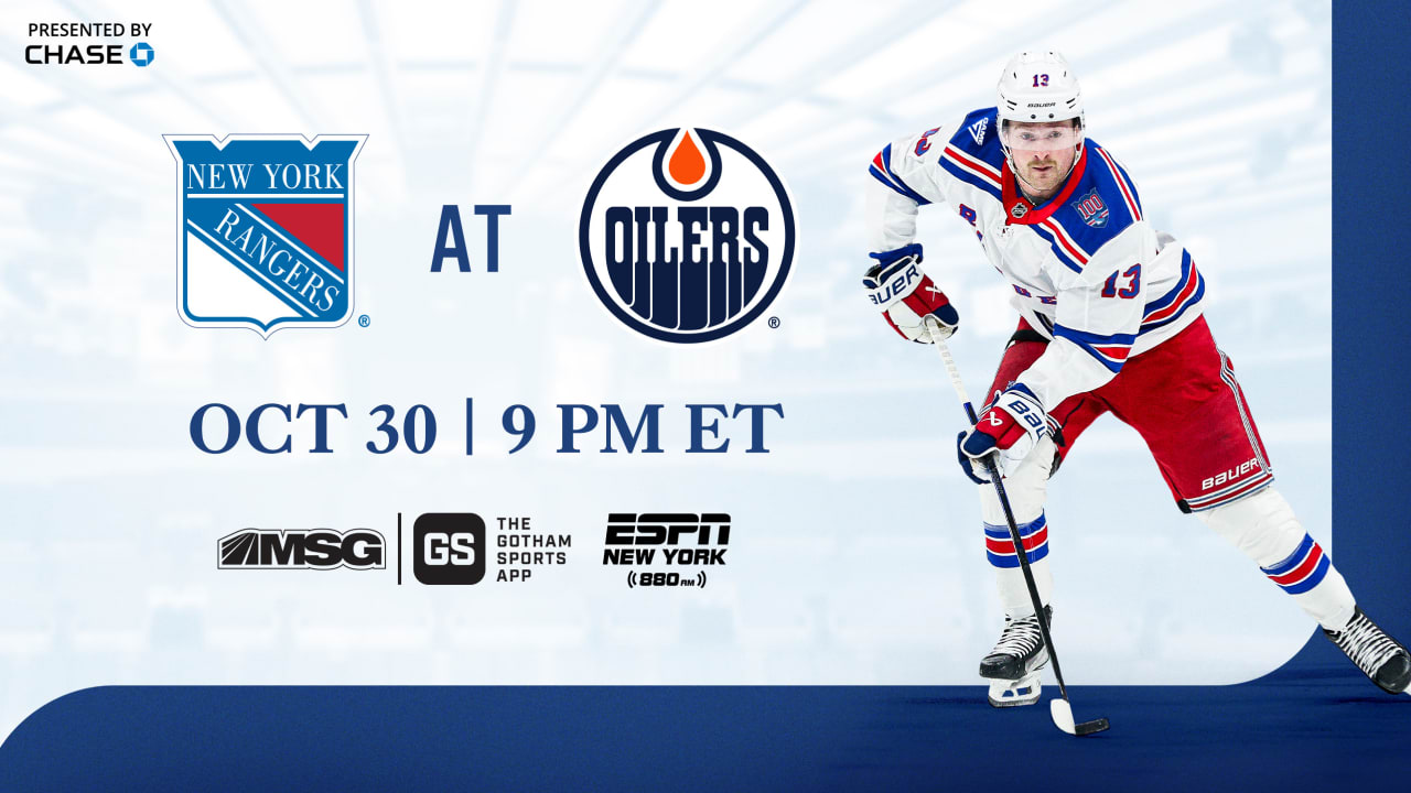 Rangers at Oilers: Pregame Notes | New York Rangers