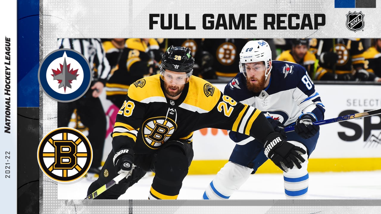 Recap: BOS 3, WPG 2 | NHL.com