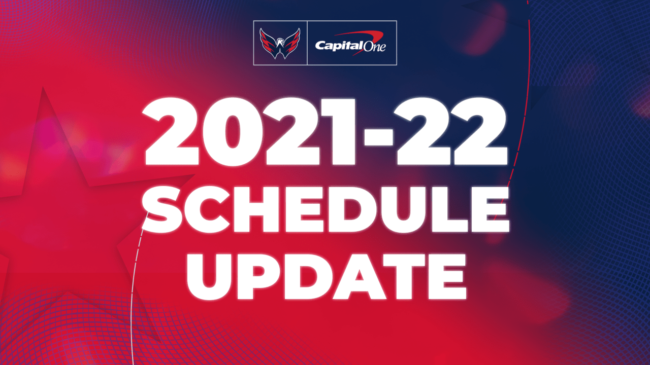 NHL Announces Changes to Capitals Schedule | Washington Capitals