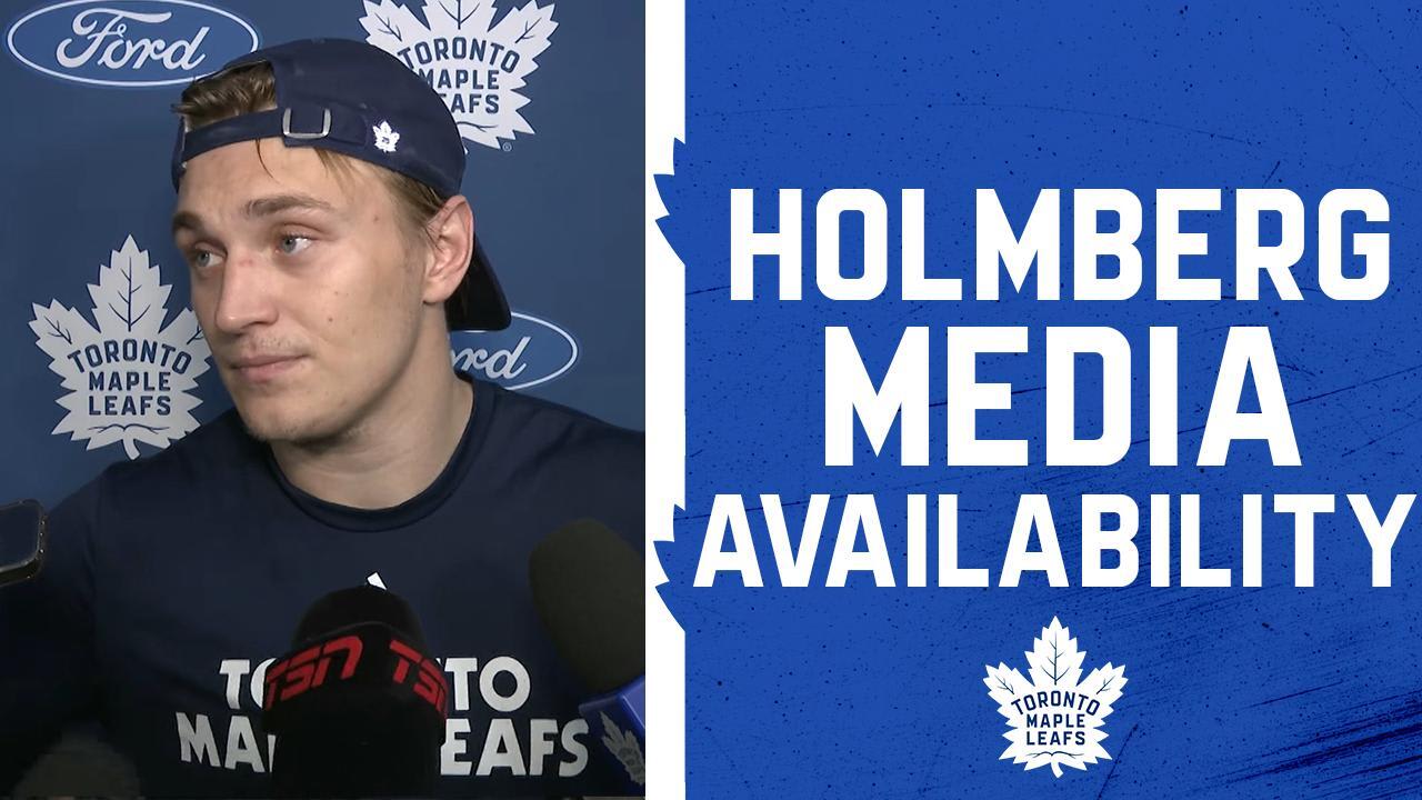 Pontus Holmberg | Practice | Toronto Maple Leafs