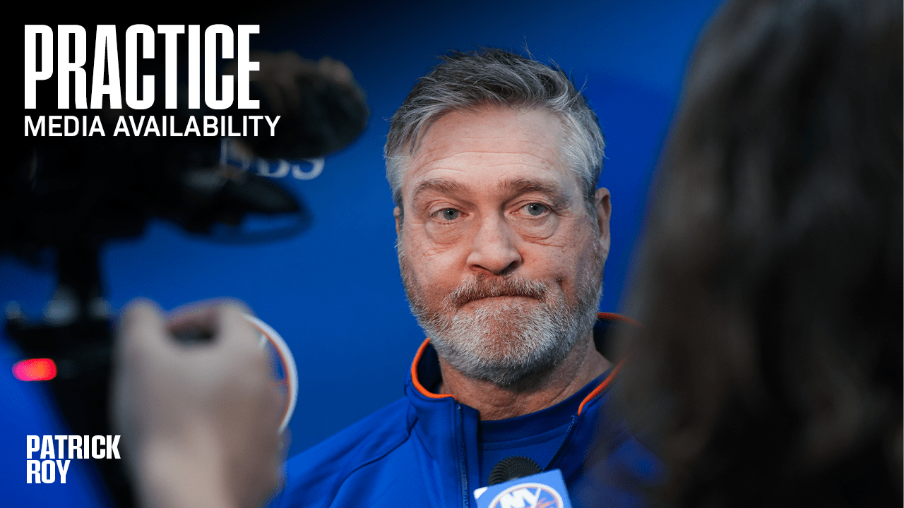 Practice 10/20: Patrick Roy | New York Islanders