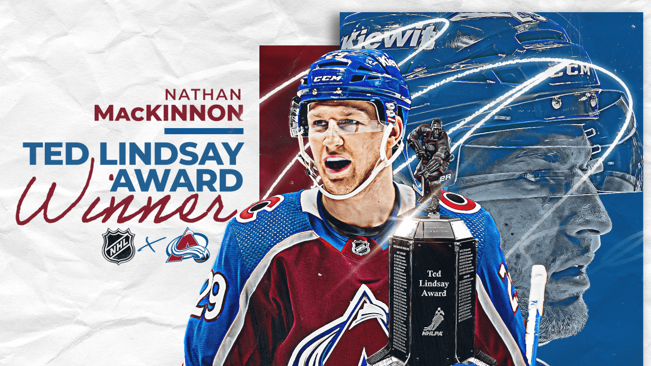Nathan MacKinnon Wins Hart Memorial Trophy and Ted Lindsay Award ...