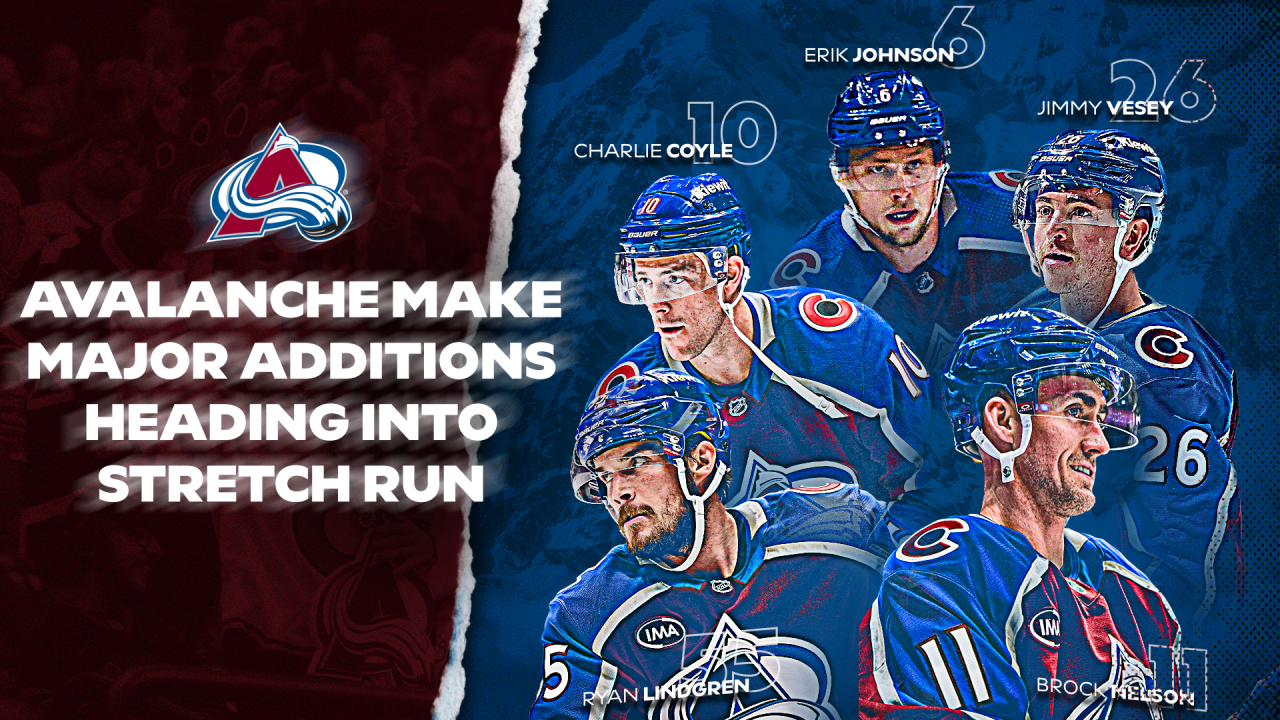 Avalanche Bolster Roster Ahead of Trade Deadline | Colorado Avalanche