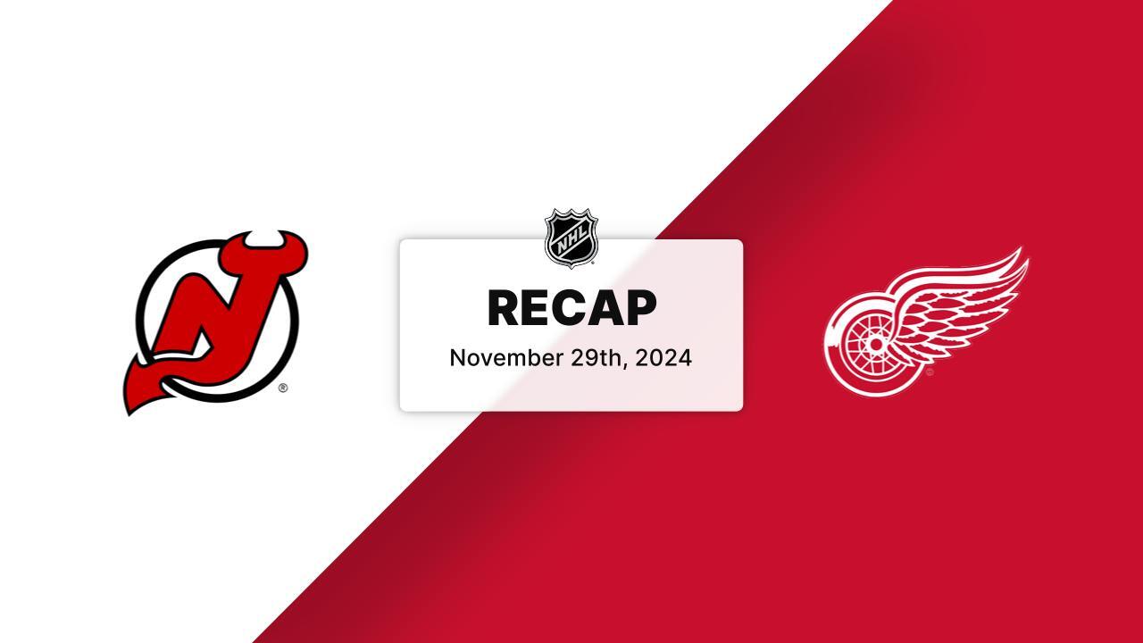 HIGHLIGHTS: Devils 5, Red Wings 4 | New Jersey Devils