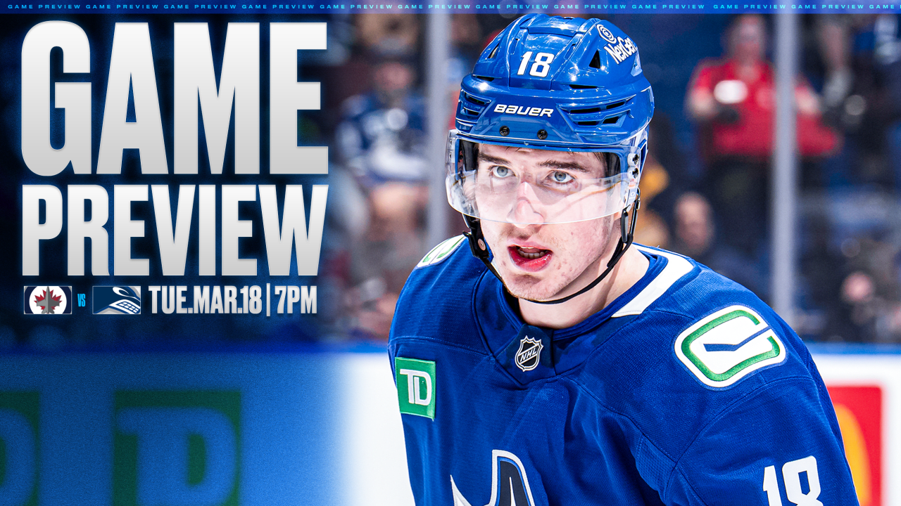 Completing the Homestand with League-Leading Jets in Town on Tuesday ...