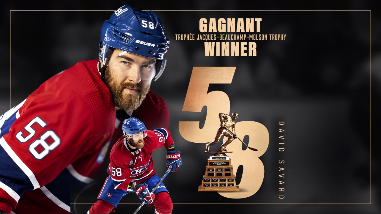 David Savard wins Jacques Beauchamp-Molson Trophy | Montréal Canadiens