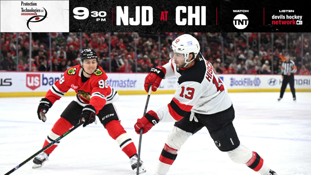 Devils Shuffle Lines v. Chicago | PREVIEW | New Jersey Devils