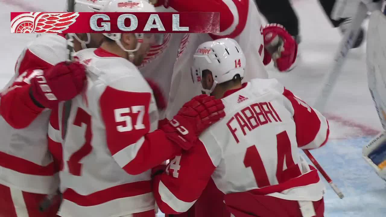 DET@BUF: Fabbri scores goal against Eric Comrie | Detroit Red Wings
