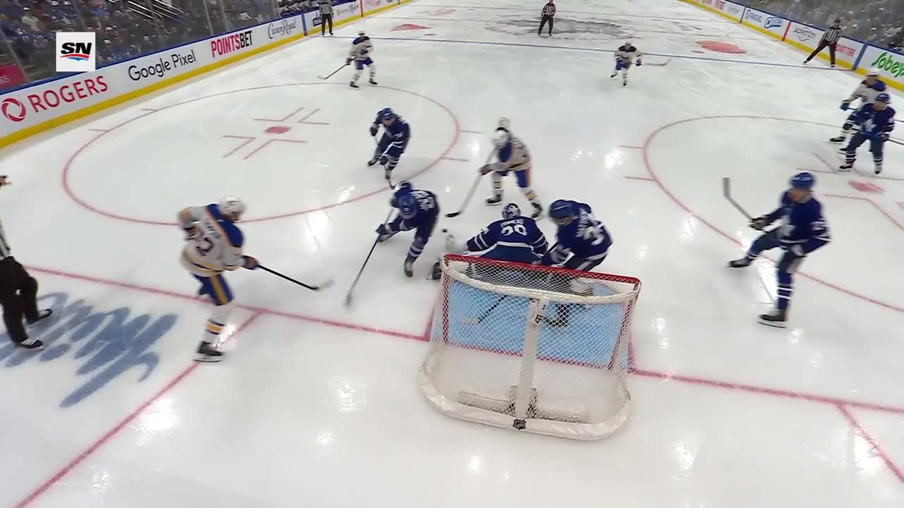 BUF@TOR: Primeau with a great save against Tage Thompson | NHL.com