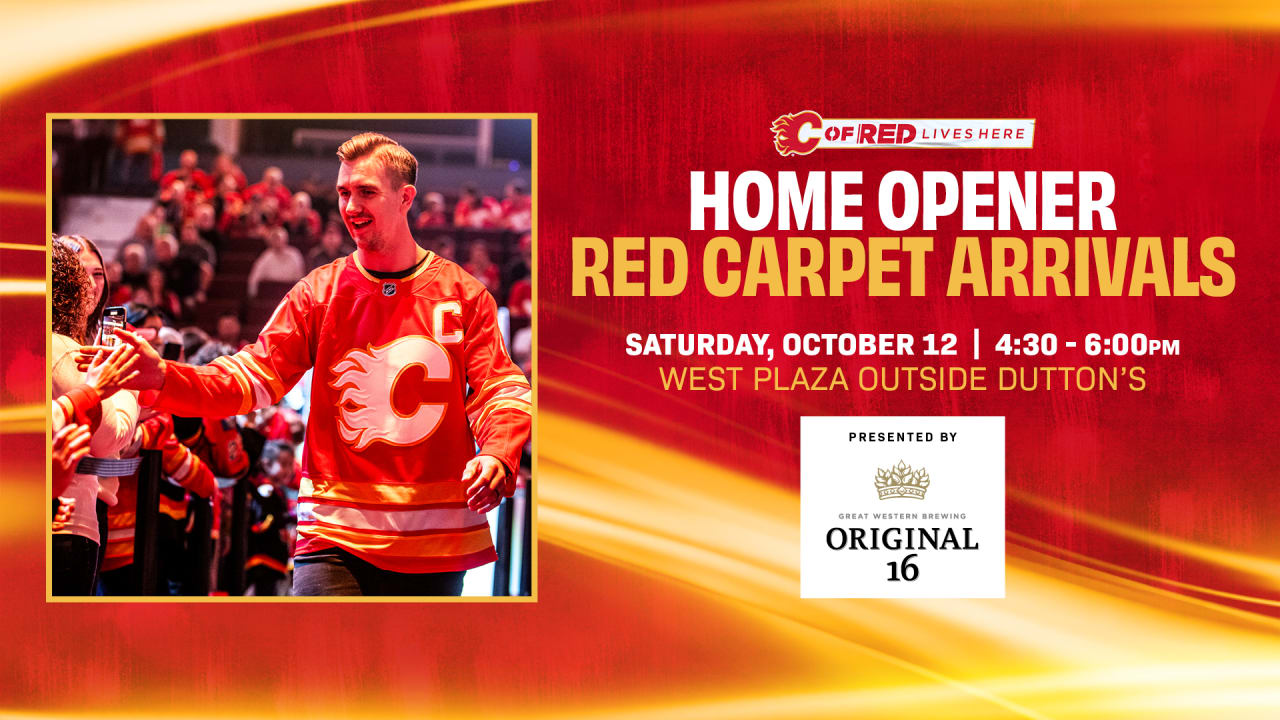 Flames Set For Red Carpet Entrance | Calgary Flames