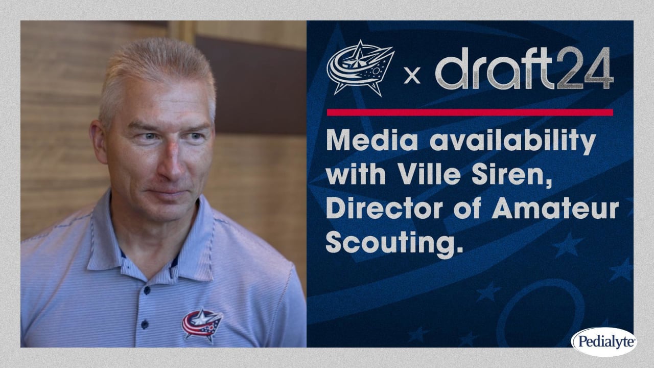 Ville Siren pre-draft media | Columbus Blue Jackets