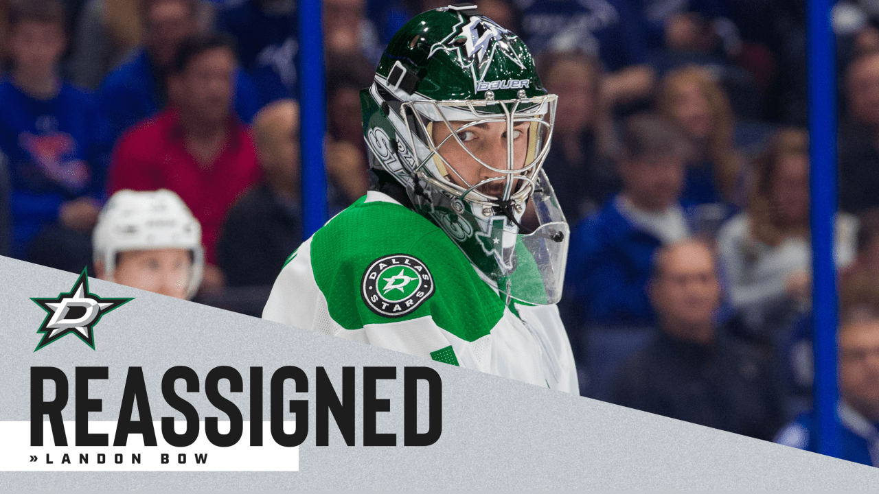Stars reassign goaltender Landon Bow to Texas | Dallas Stars