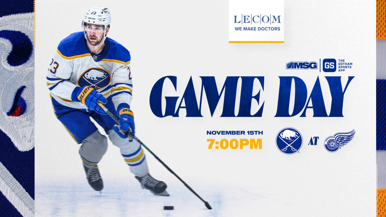 Sabres at Red Wings | How to watch, lineup notes, and storylines ...