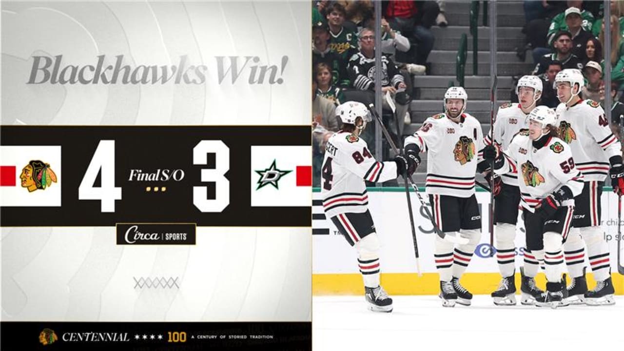 RECAP: Lardis Delivers Shootout Winner as Blackhawks Top Stars ...