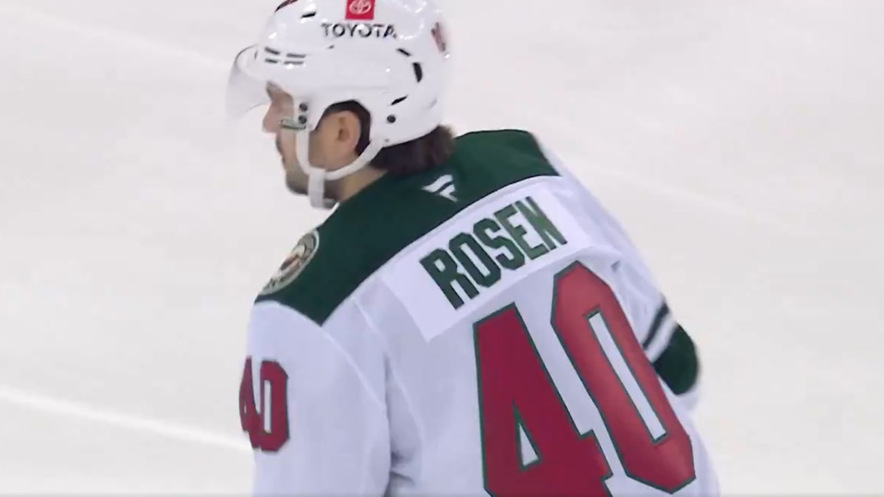 Zuccarello wears custom warmup jersey in honor of Sam Rosen’s ...