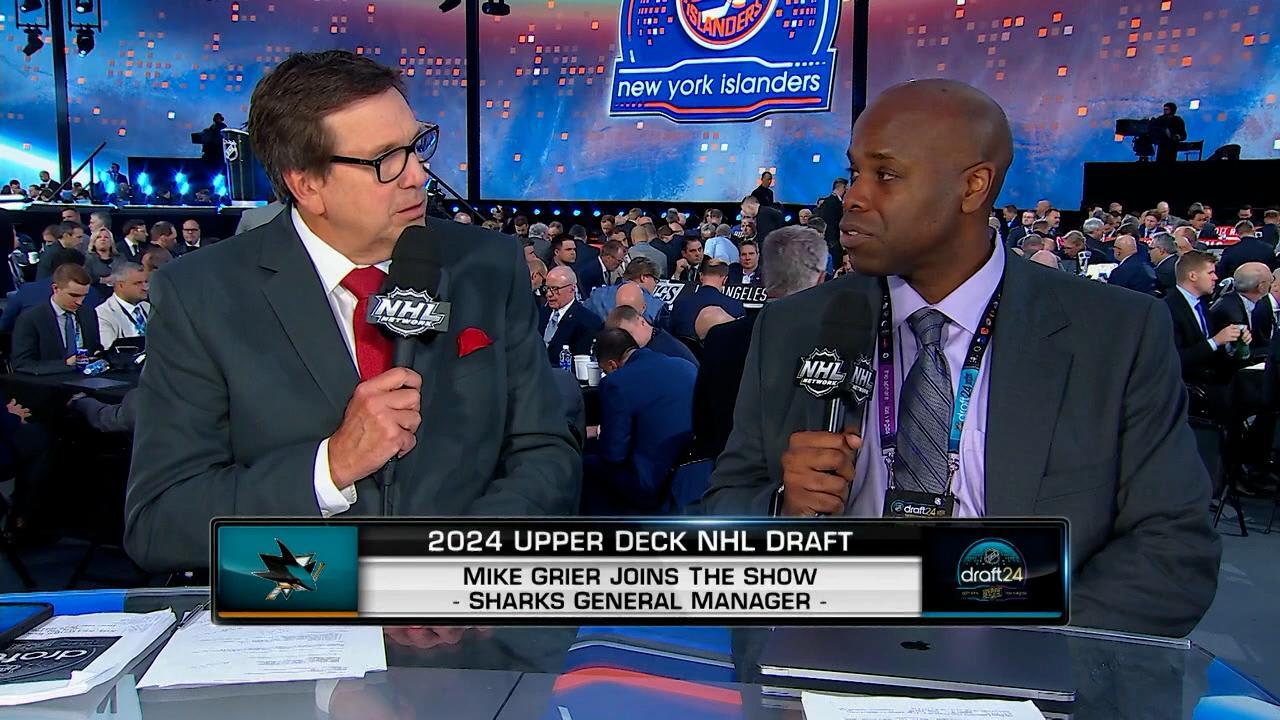 Mike Grier Talks NHL Draft | San Jose Sharks