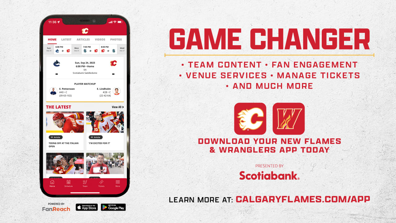 Get Flames New App | Calgary Flames