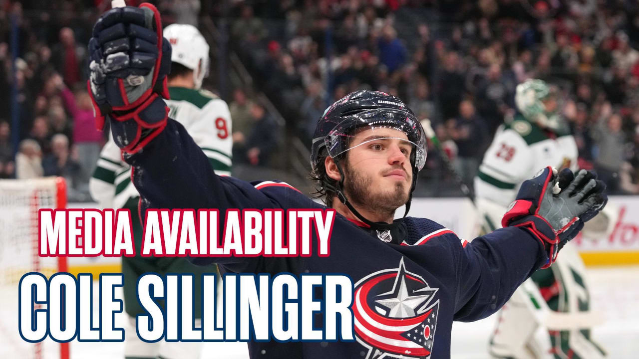 Cole Sillinger Speaks on his Contract Extension | Media Availability | Columbus Blue Jackets