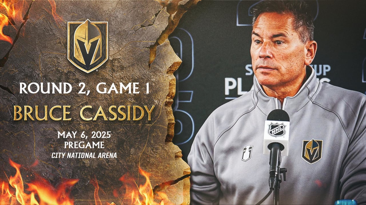Ronda 2, Juego 1 | Bruce Cassidy antes del juego | Vegas Golden Knights