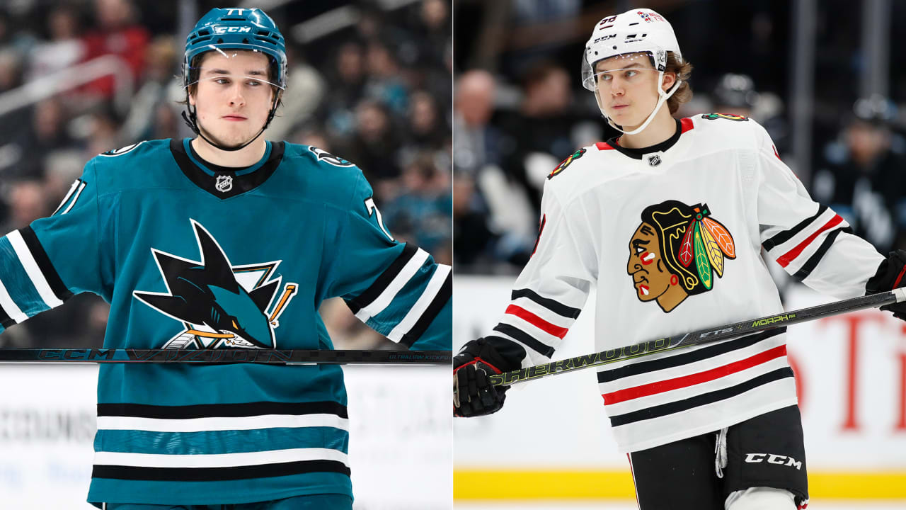 Celebrini, Bedard fired up for 1st face-off of past 2 No. 1 NHL Draft ...