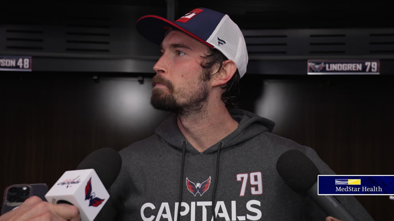 Charlie Lindgren | Postgame | Washington Capitals