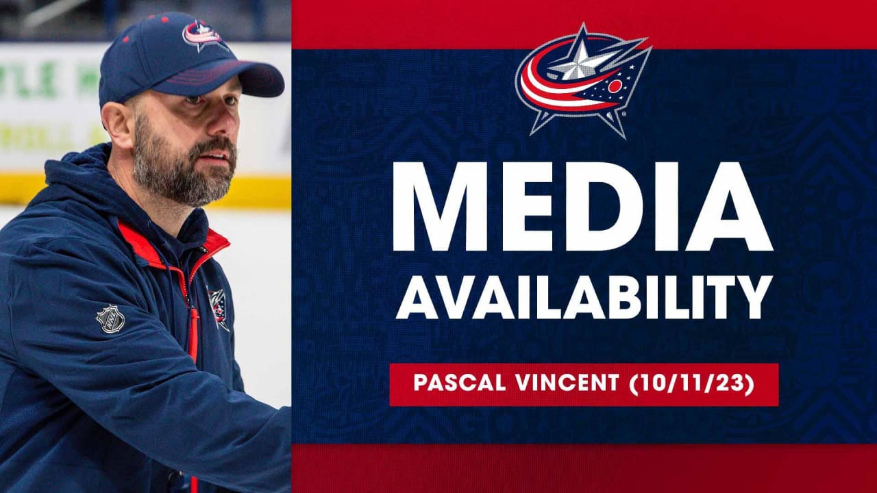 Pascal Vincent Media (10/11/23) | Columbus Blue Jackets