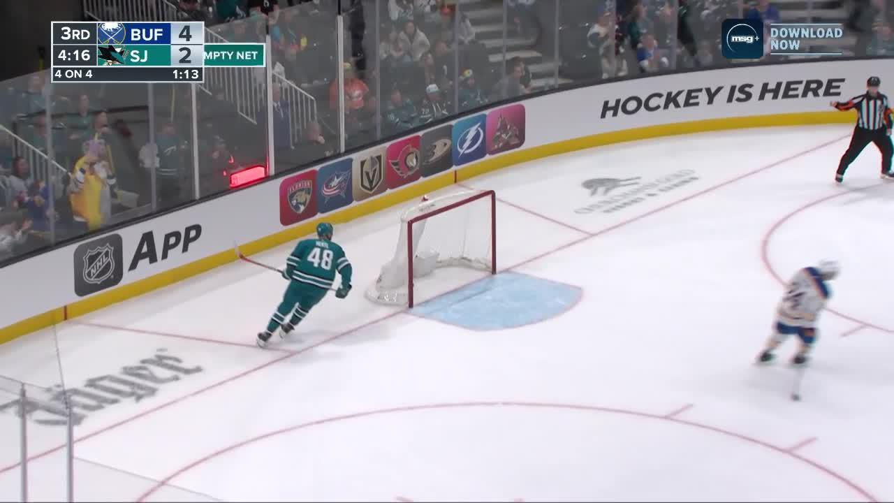 Dylan Cozens with a Goal vs. San Jose Sharks | NHL.com