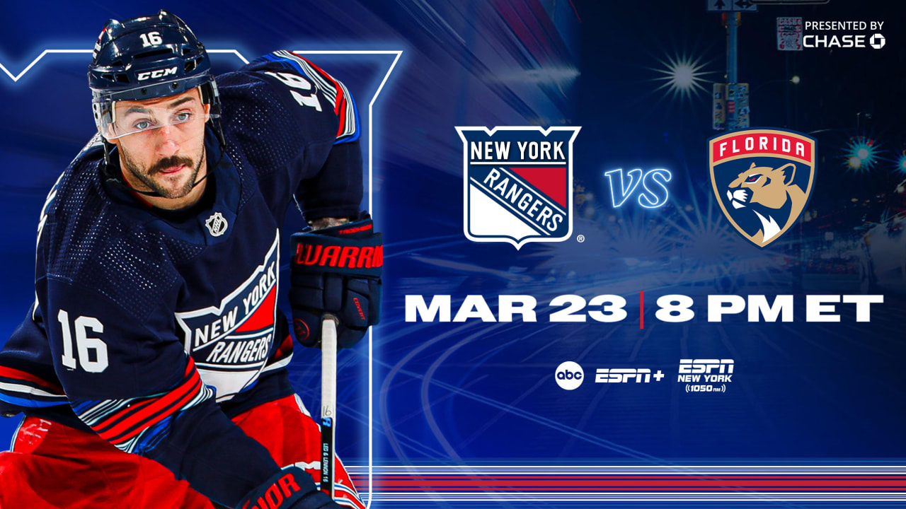 Pregame Notes: Rangers vs. Panthers | New York Rangers