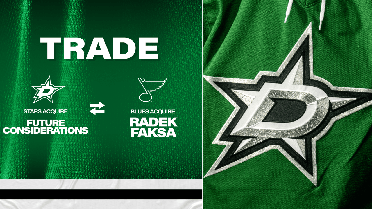 Stars trade Radek Faksa to St. Louis for future considerations | Dallas ...