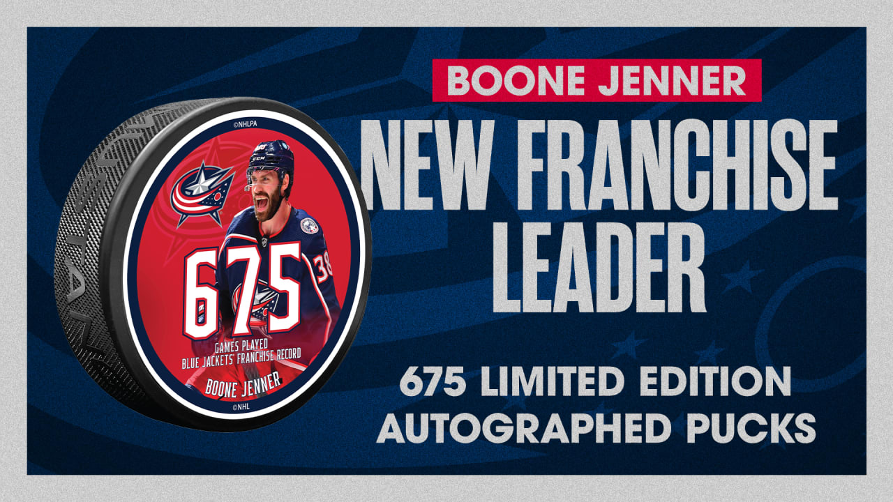 Blue Jackets unveil Boone Jenner bobblehead, commemorative puck ...