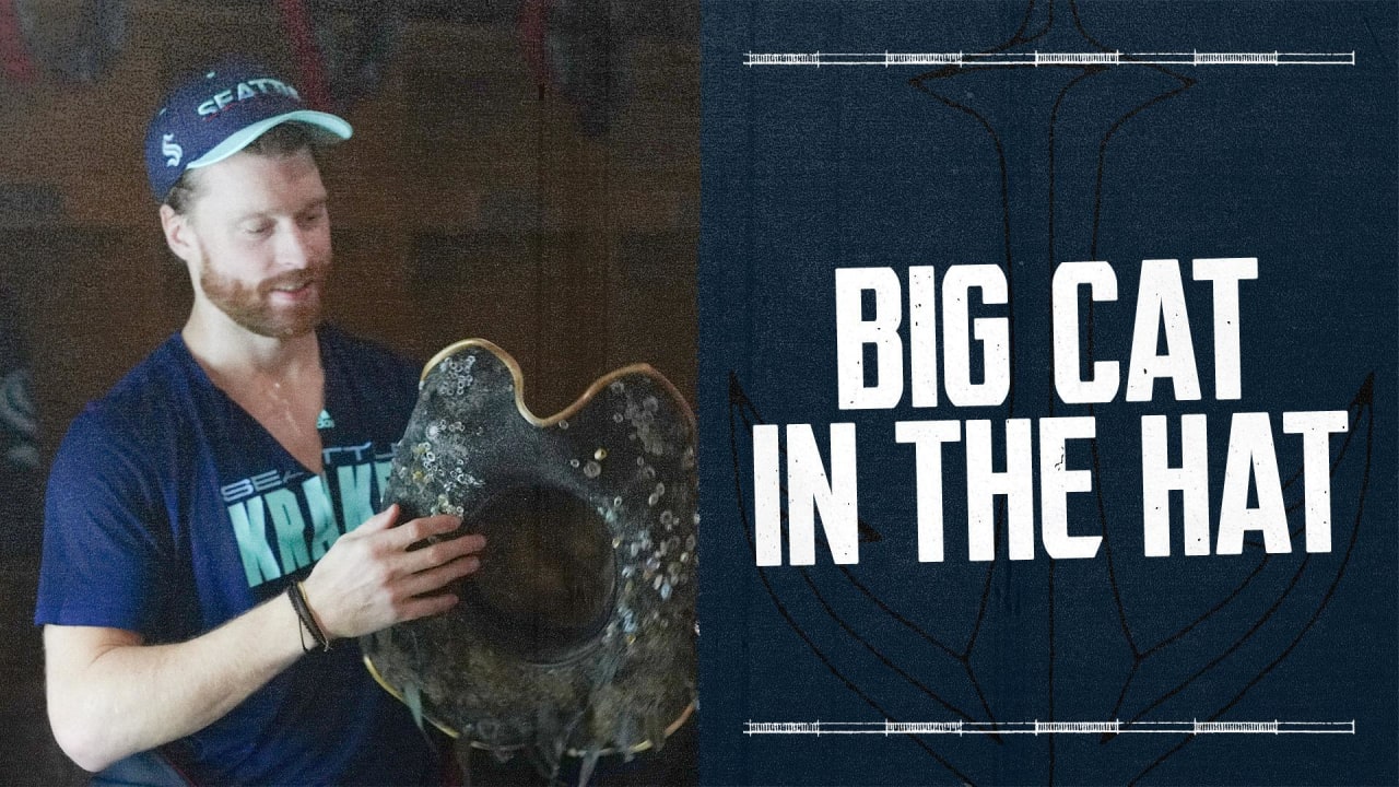 Lars earns the Davy Jones hat! | Seattle Kraken