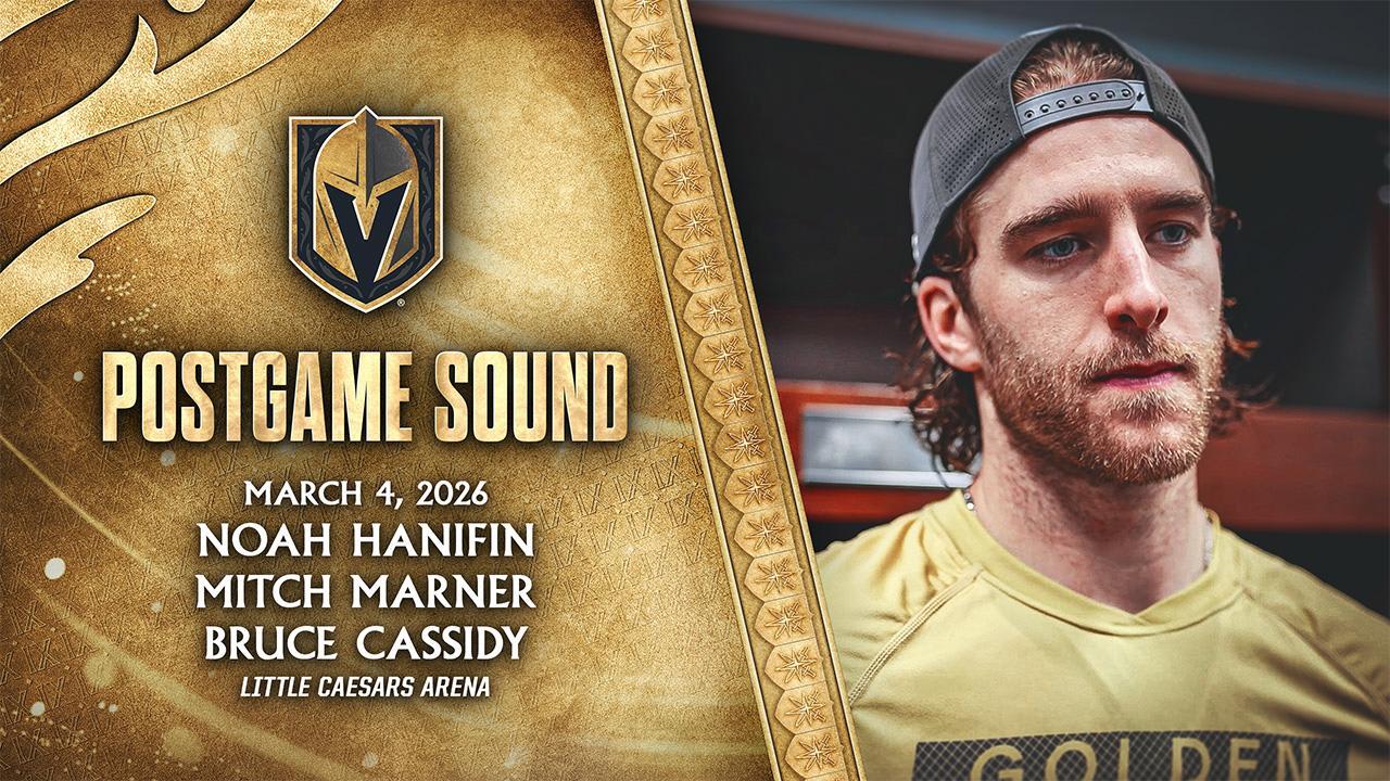 POSTGAME SOUND: Hanifin, Marner & Cassidy | Vegas Golden Knights