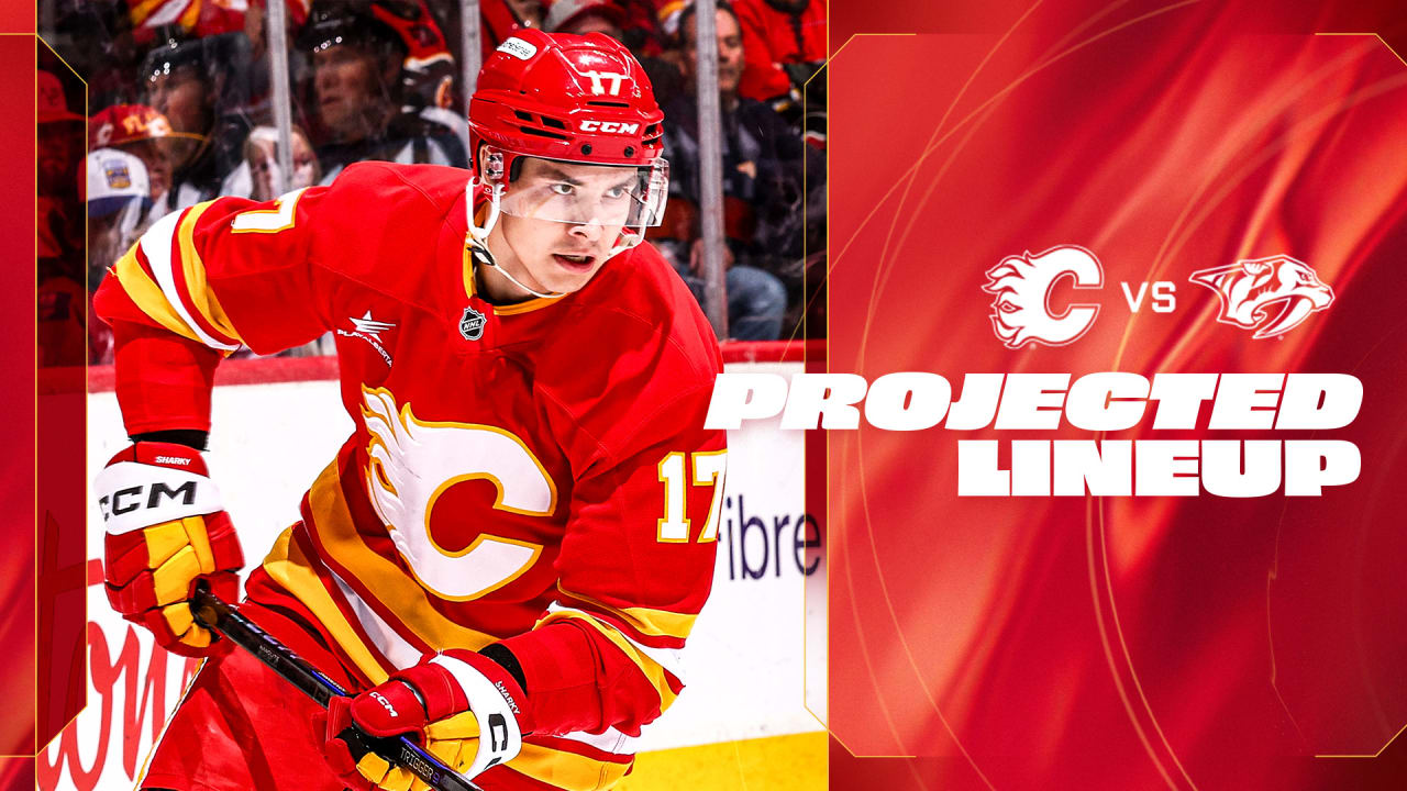 Projected Lineup - Flames vs. Predators | Calgary Flames