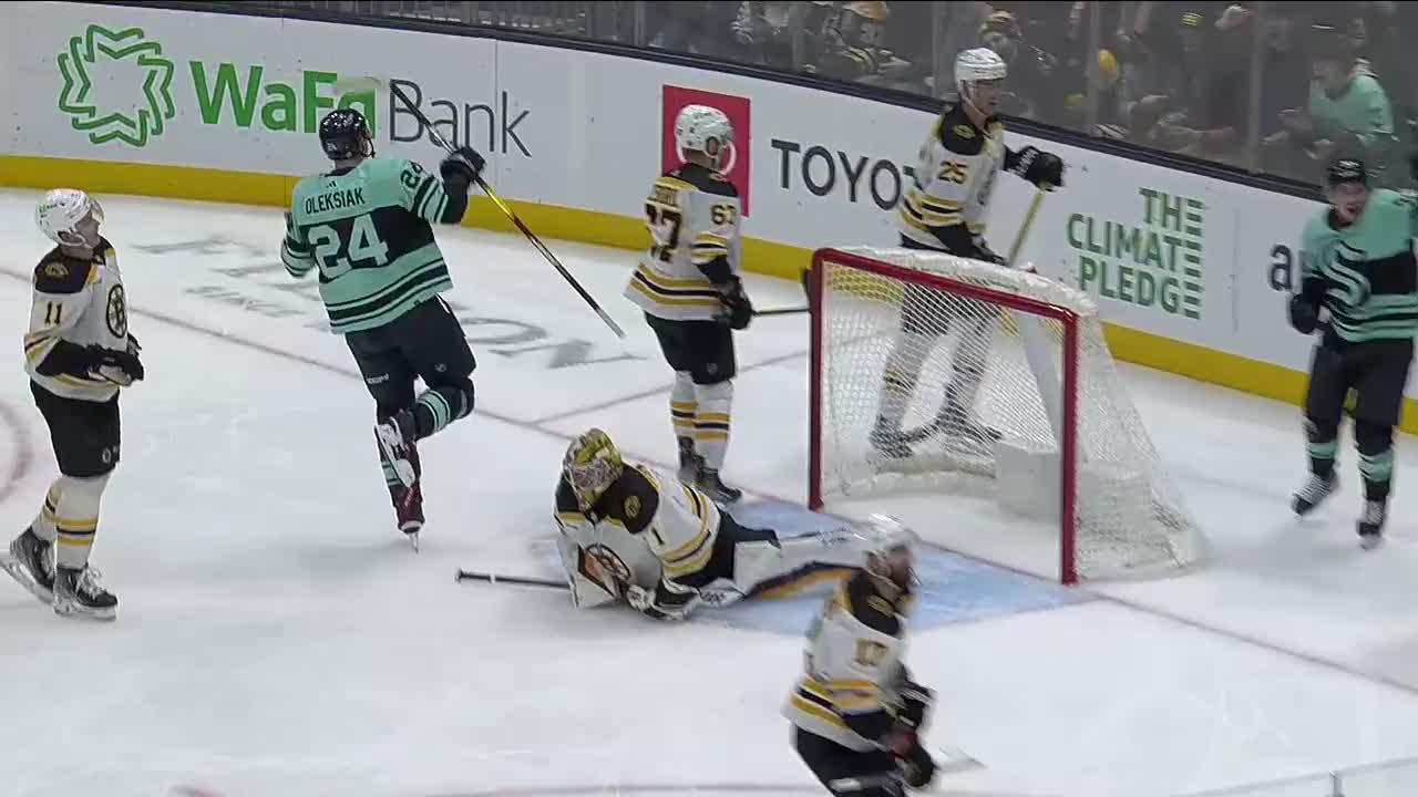 Oleksiak goes top shelf | Seattle Kraken