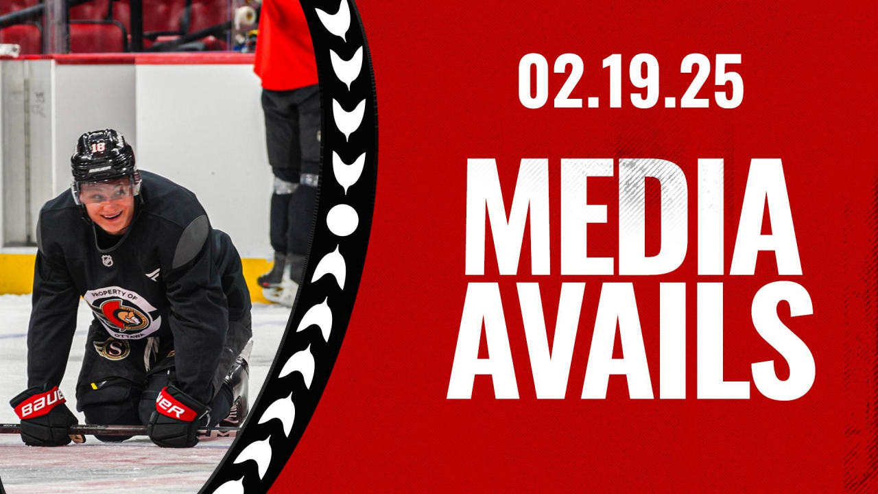 Tim Stützle Media - Feb. 19 | Ottawa Senators