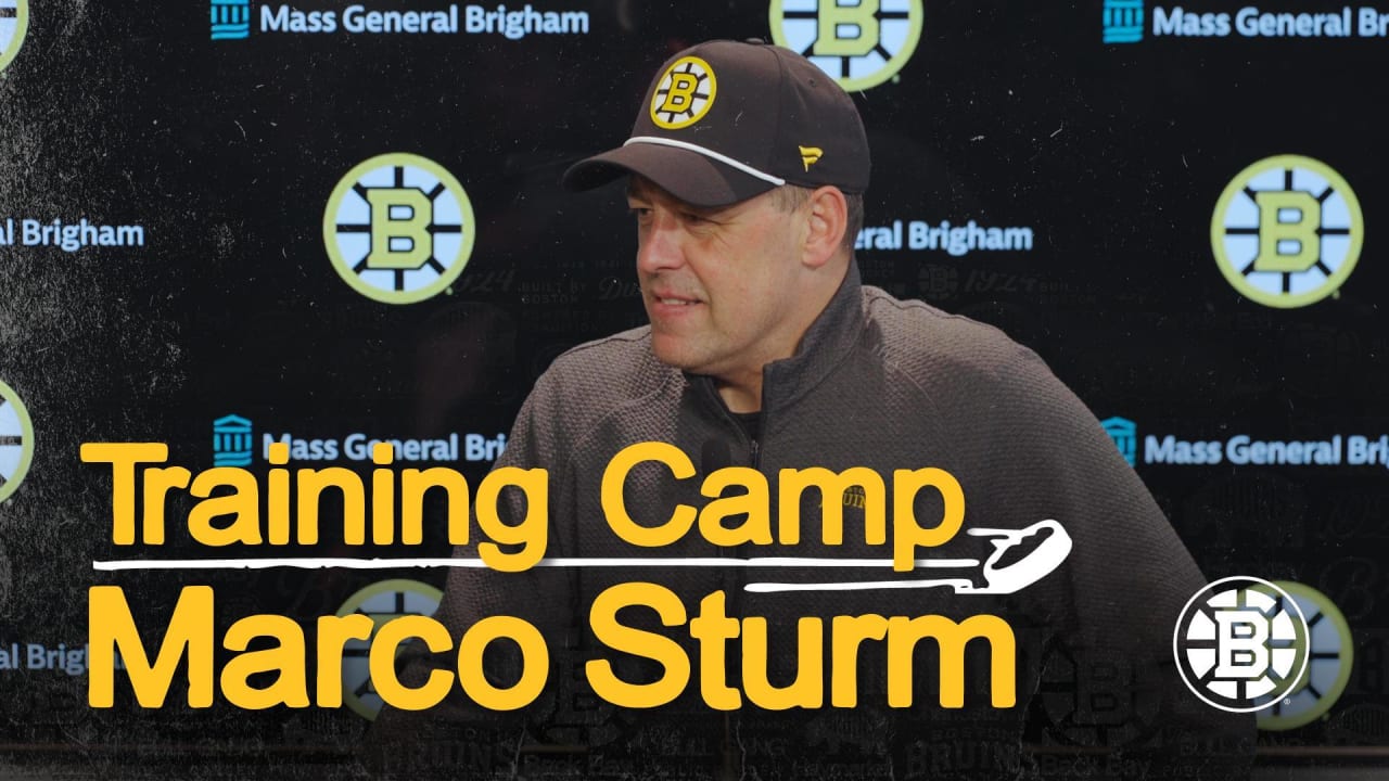 Press Room: Marco Sturm | Boston Bruins