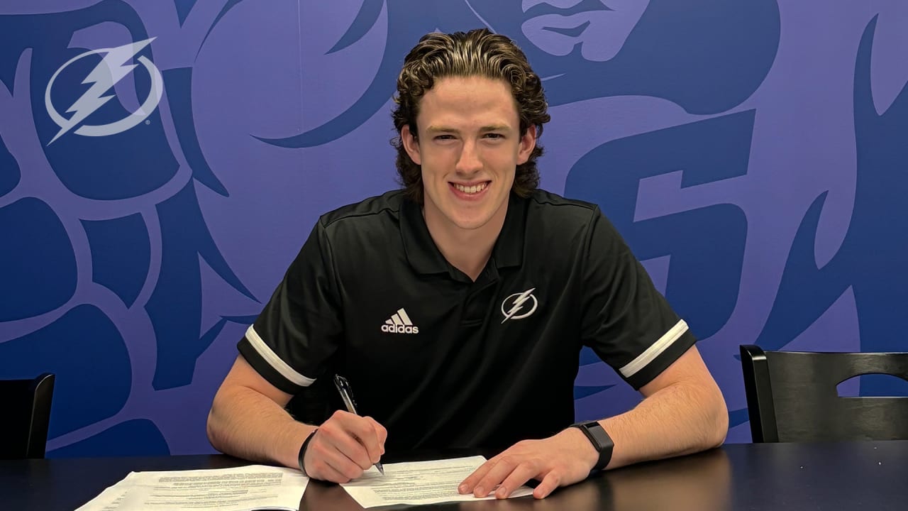 Lightning sign D Dyllan Gill to a three-year, entry-level contract ...
