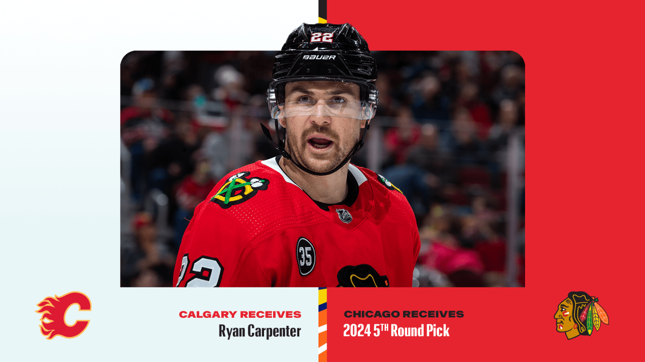 RELEASE: Blackhawks Acquire 2024 Fifth-Round Pick for Ryan Carpenter ... RELEASE: Blackhawks Acquire 2024 Fifth-Round Pick for Ryan Carpenter ...