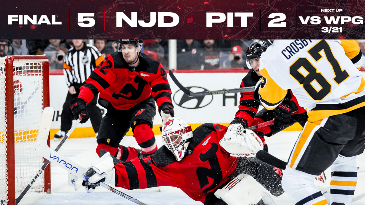 Devils Dominate Penguins | GAME STORY | New Jersey Devils