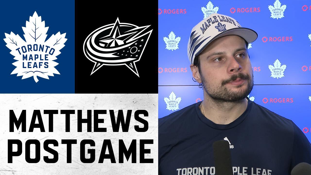 Auston Matthews | Post Game | Toronto Maple Leafs