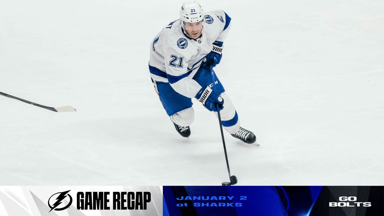 Recap: Sharks 2, Lightning 1 | Tampa Bay Lightning