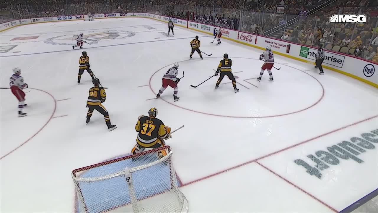 NYR@PIT: Fox scores PPG against Arturs Silovs | New York Rangers