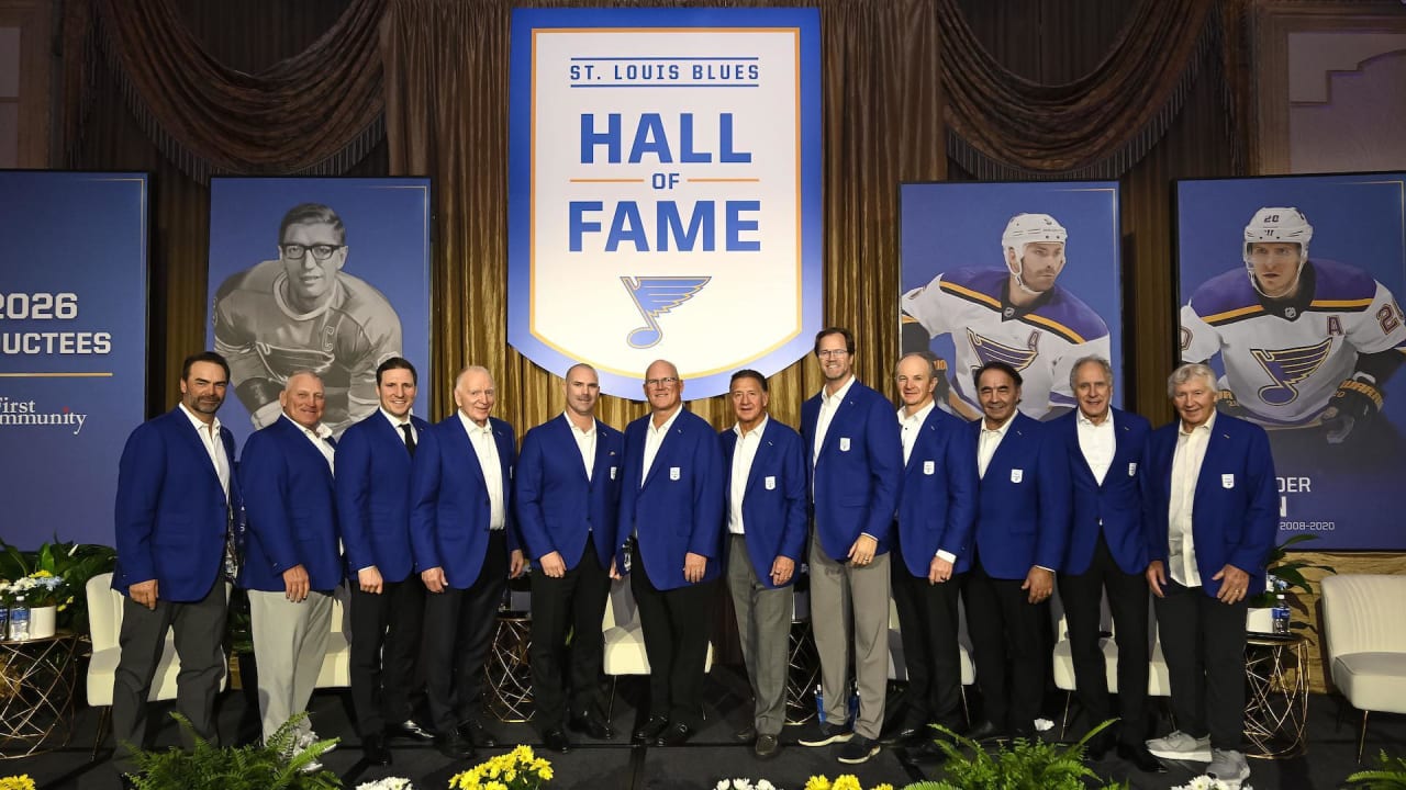 Class of 2026 welcomed to Blues Hall of Fame | St. Louis Blues