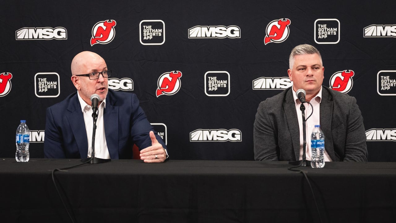 Fitzgerald and Keefe | PRESS CONFERENCE RAW | New Jersey Devils