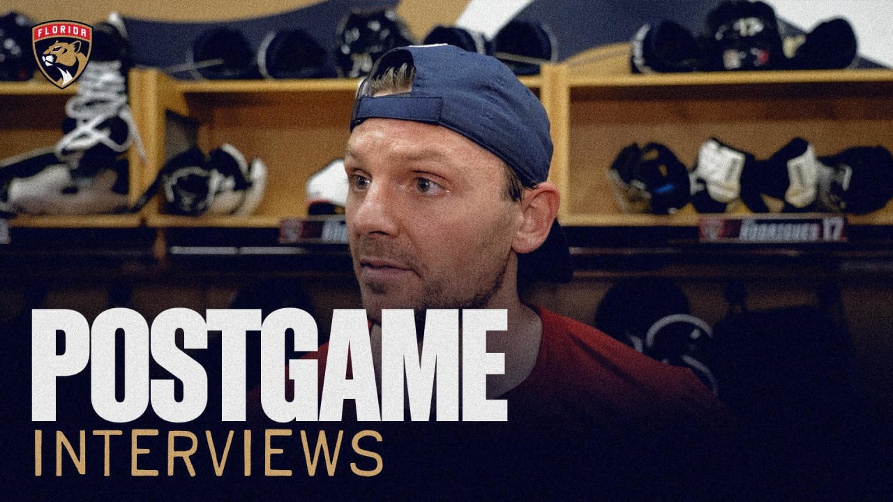 FLA vs. TOR: Reinhart (Postgame) | Florida Panthers